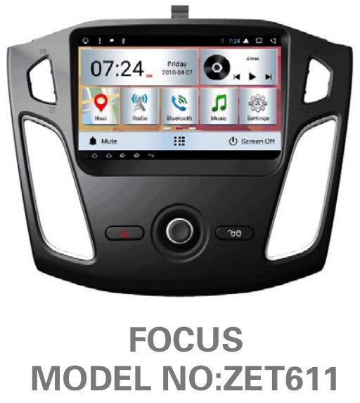 FORD FOCUS 2012 - 2016 OEM LARGE SCREEN GPS NAV ANDROID SYSTEM STEREO ...