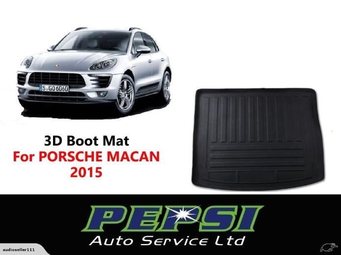 3D Boot Liner / Cargo Mat / Trunk liner Tray for PORSCHE MACAN 2015 ...