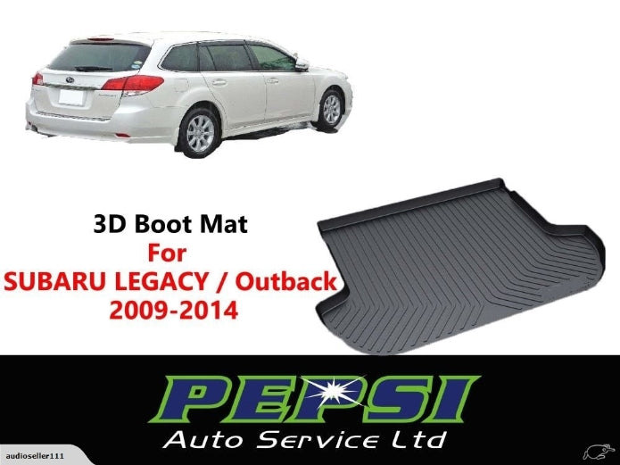 3D Boot Liner / Cargo Mat / Trunk liner Tray for SUBARU LEGACY / Outba ...