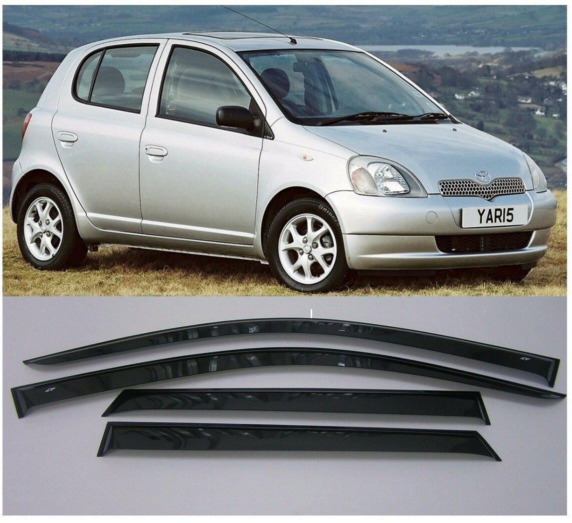 Door Visor / Weather Shield / Monsoon Guard for Toyota VITZ / Echo 199 ...